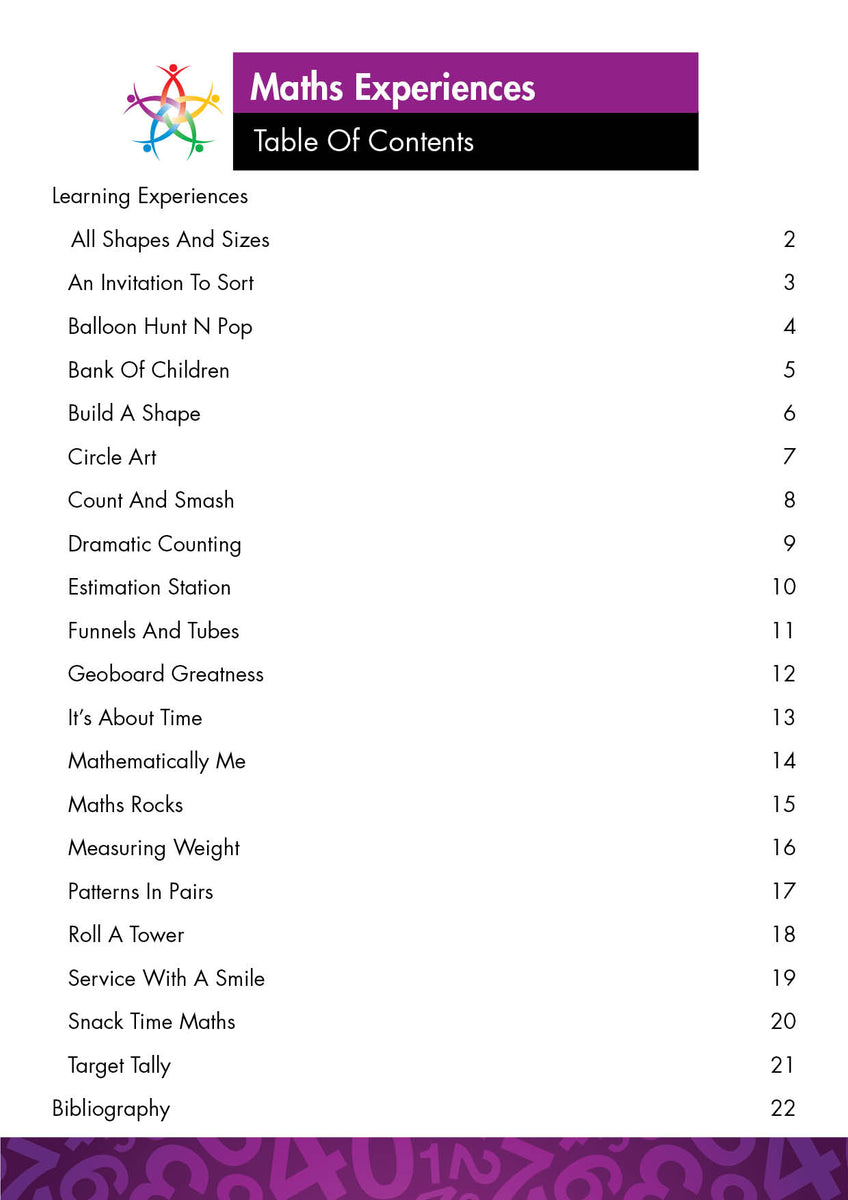 Learning Through Play: Maths Experiences – Curriculum Kids