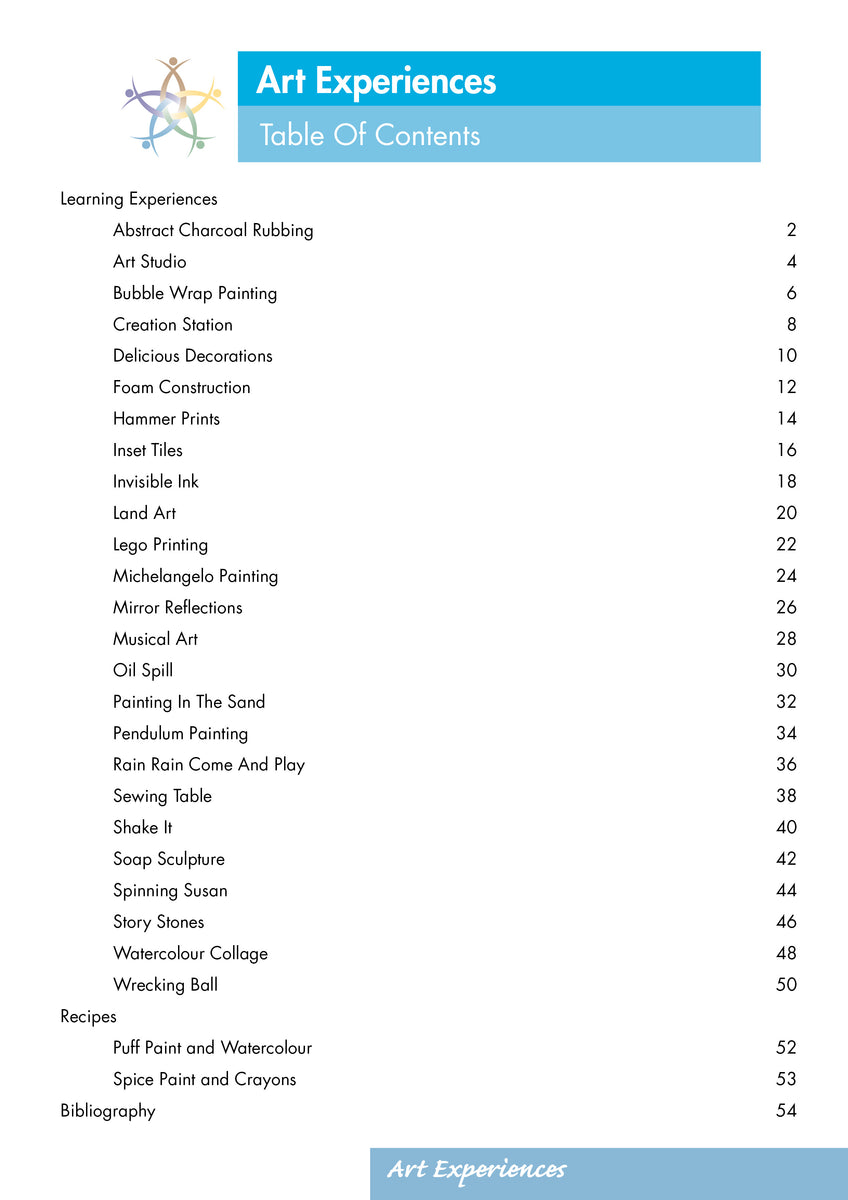 Art Experiences Reflecting The EYLF V2.0 – Curriculum Kids