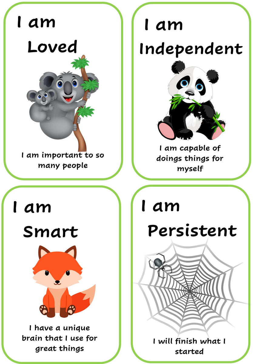 I Am Affirmation Cards – Curriculum Kids