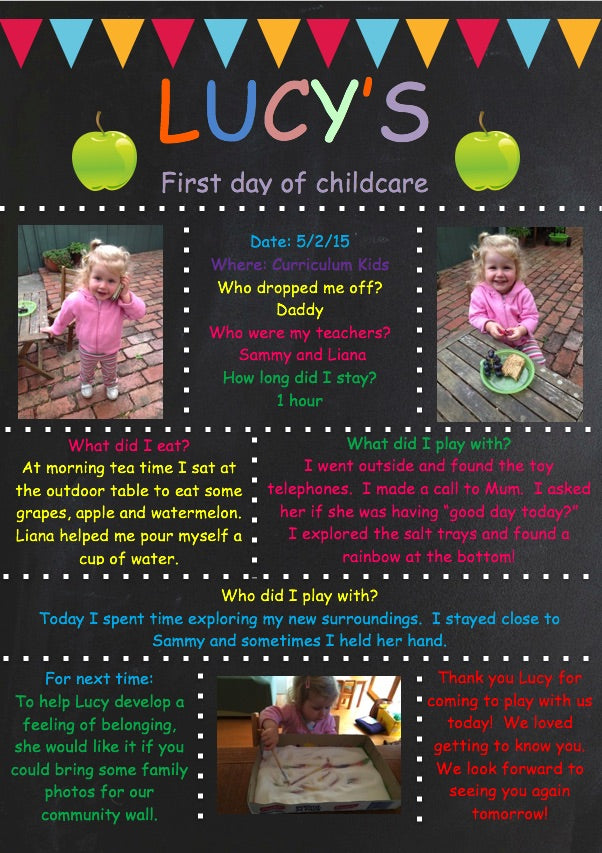 Child First Day – Curriculum Kids