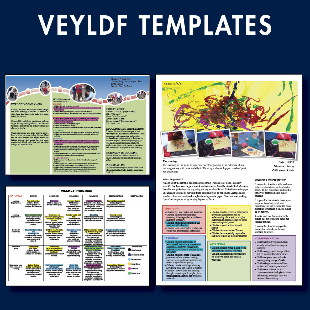 VEYLDF Templates – Curriculum Kids